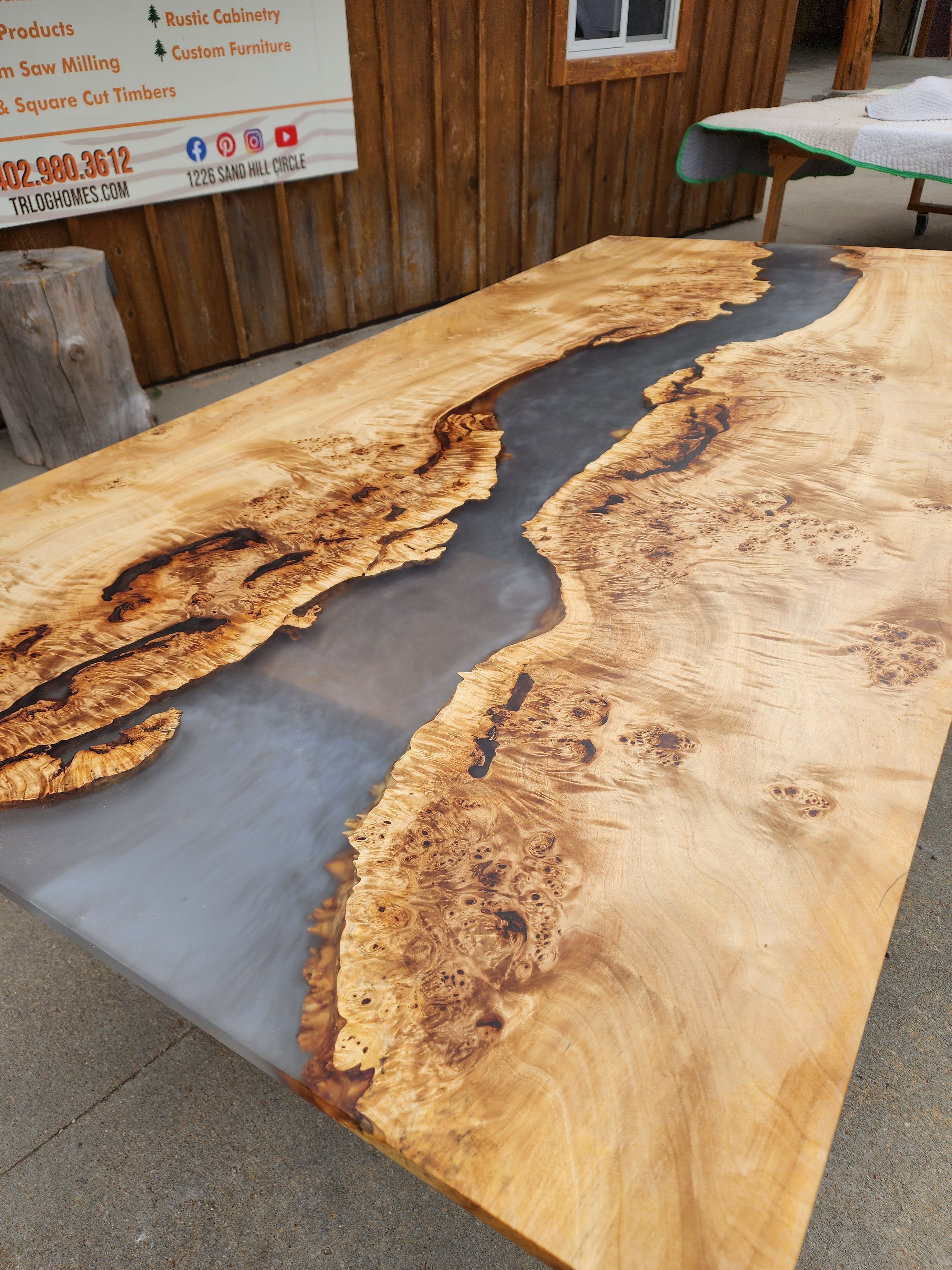 Furniture Burl Wood Slabs Metzger's Burl Wood Gallery Visit Haywood