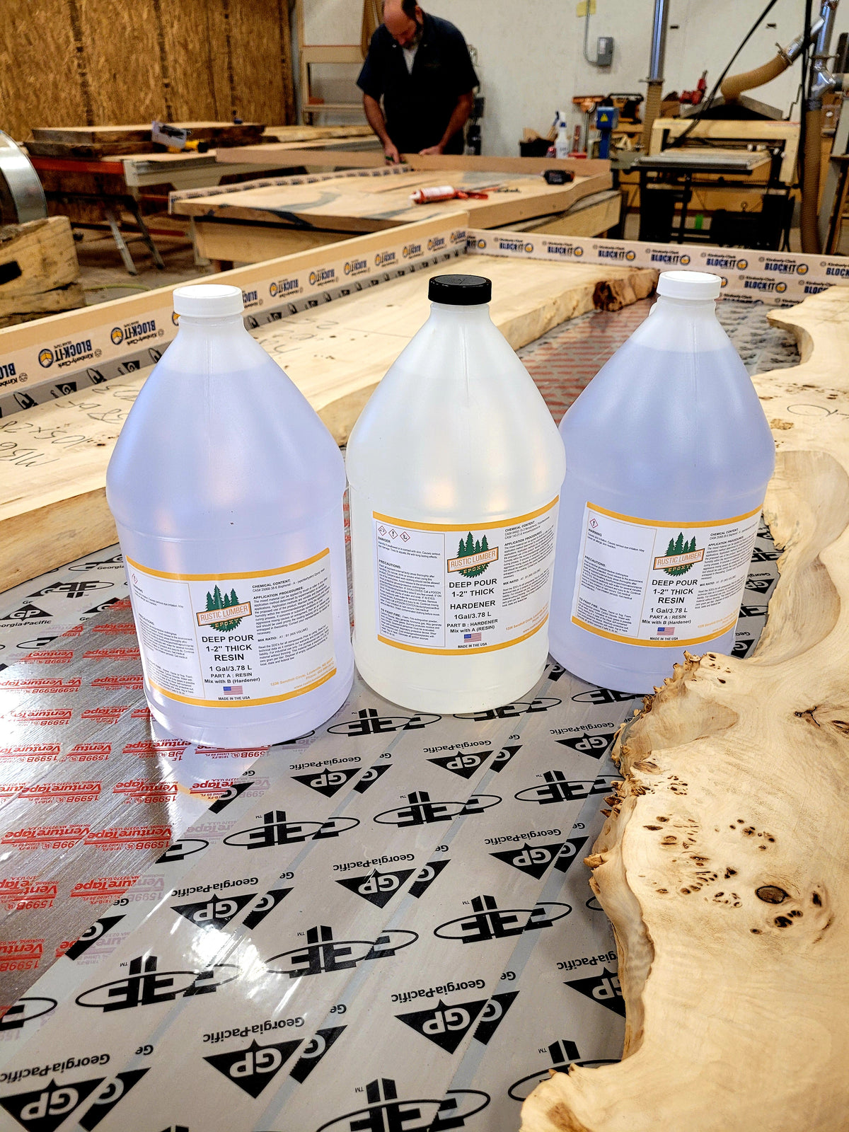 Rustic Lumber Epoxy Deep Pour